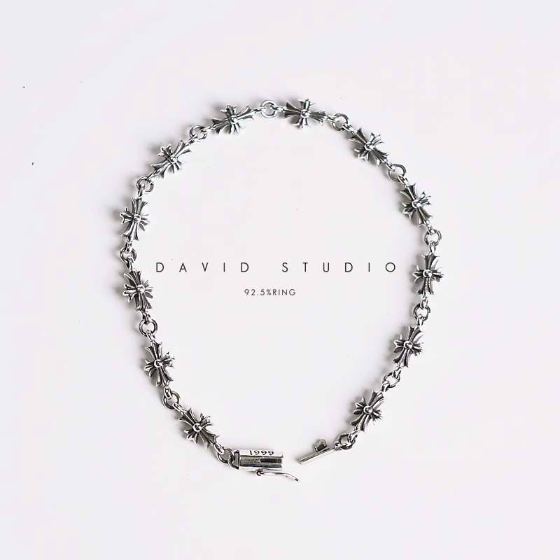 Chrome Hearts TINY E CH Plus Bracelet – David Studio – David_Studio